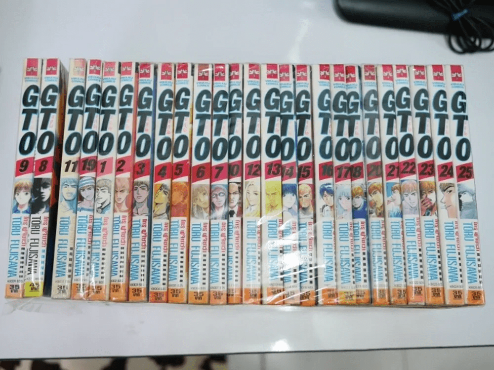หนังสือ GTO จีทีโอ 25 เล่มจบ รหัส 22201 ขายหนังสือGTO จีทีโอ 25 เล่มจบ ร้านเก็ทบุ๊คกี้