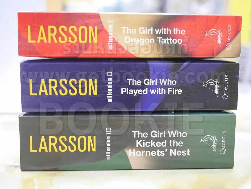 หนังสือ LARSSON millennium 1-2-3[The Girl with the Dragon Tatto ] [The Girl Who Played with Fire ...