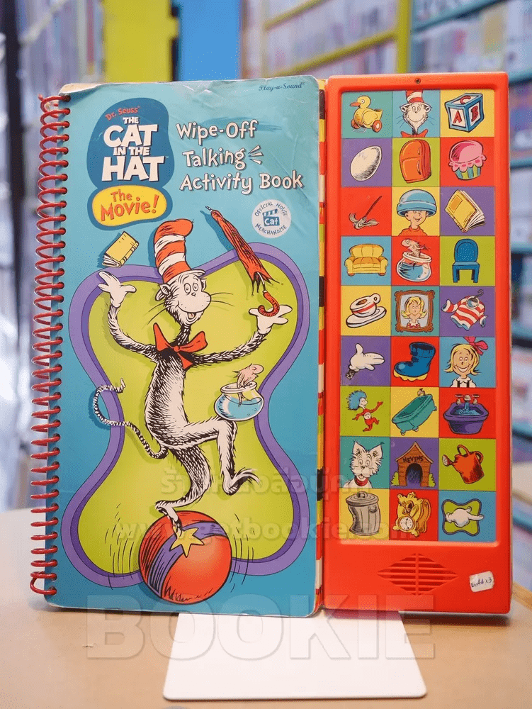 หนังสือ Dr.Seuss' THE CAT IN THE HAT The Movie! Wipe - Off Talking ...