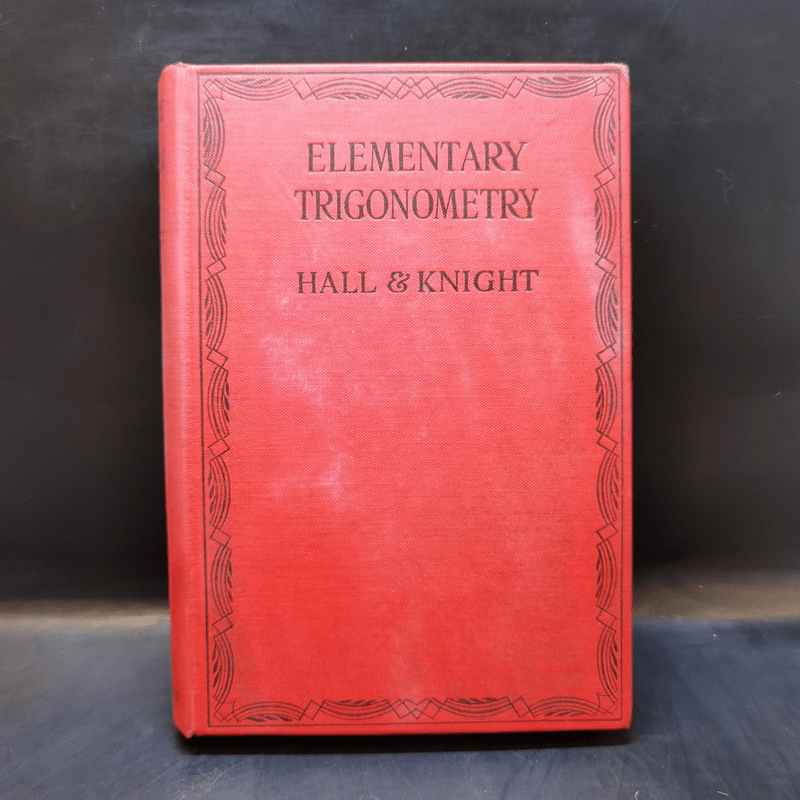 หนังสือ Elementary Trigonometry Hall & Knight รหัส 1050908 ขายหนังสือ ...
