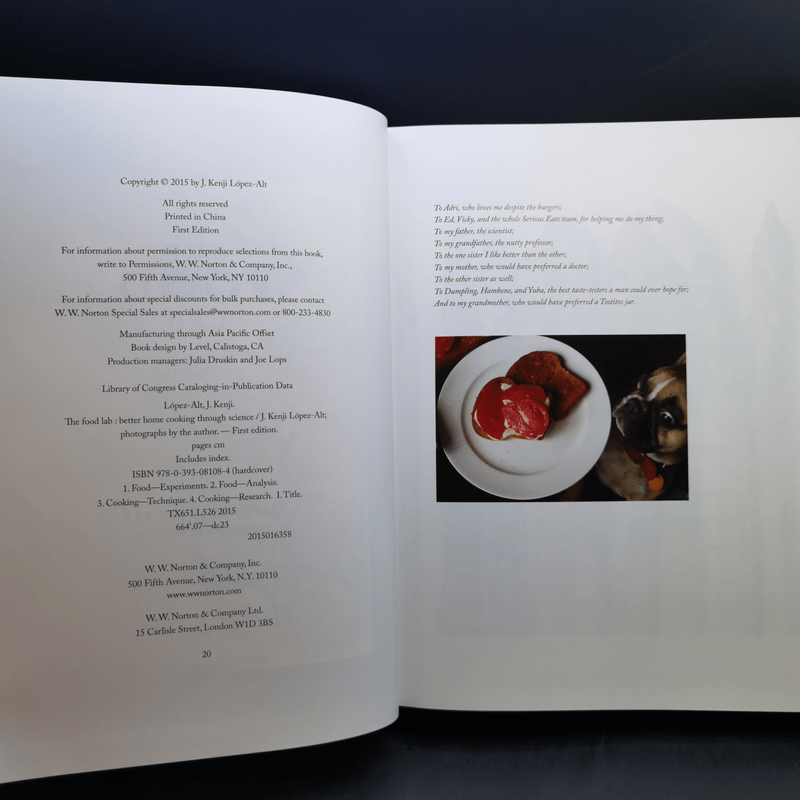 หนังสือ The Food Lab - J.Kenji Lopez-Alt รหัส 1058652 ขายหนังสือThe ...