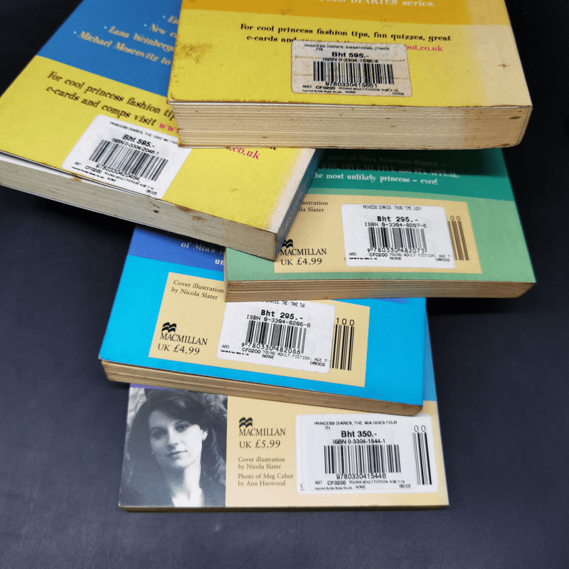 หนังสือ The Princess Diaries ฉบับภาษาอังกฤษ ขายรวม 5 เล่ม รหัส 1062302 ...