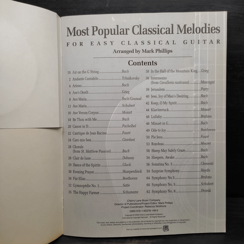 หนังสือ Most Popular Classical Melodies รหัส 1099994 ขายหนังสือMost ...
