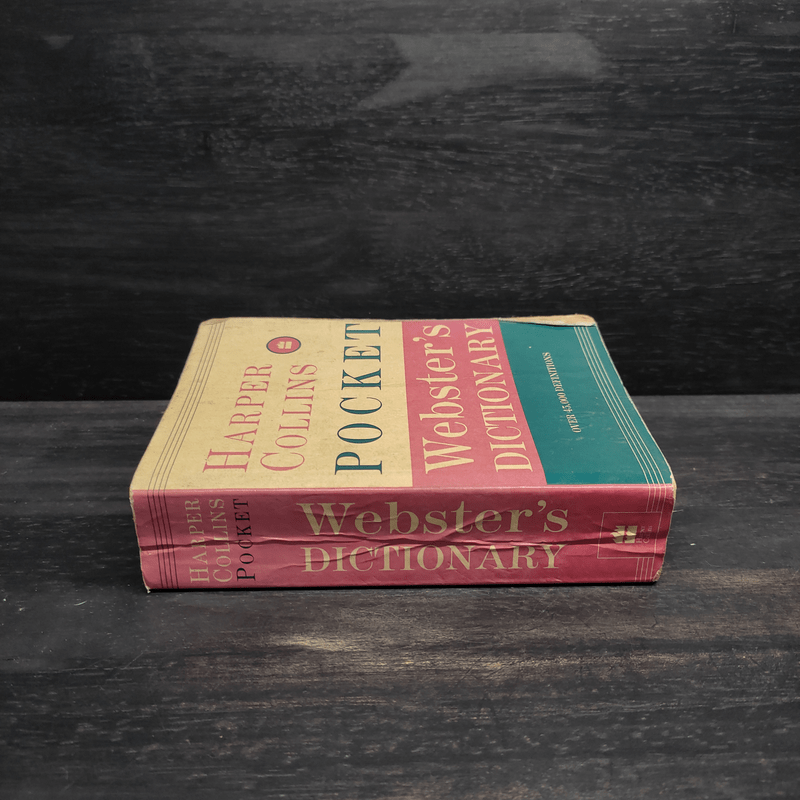 หนังสือ Harper Collins Pocket Webster's Dictionary รหัส 1100033 ขาย ...