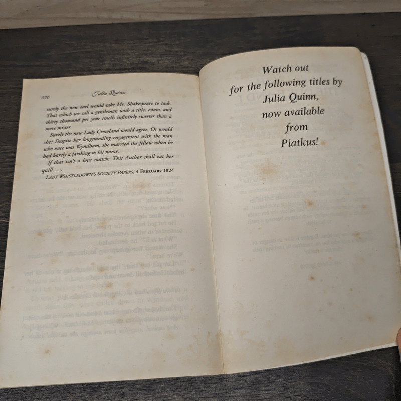 หนังสือ Mr Cavendish, I Presume - Julia Quinn รหัส 1141787 ขายหนังสือMr ...