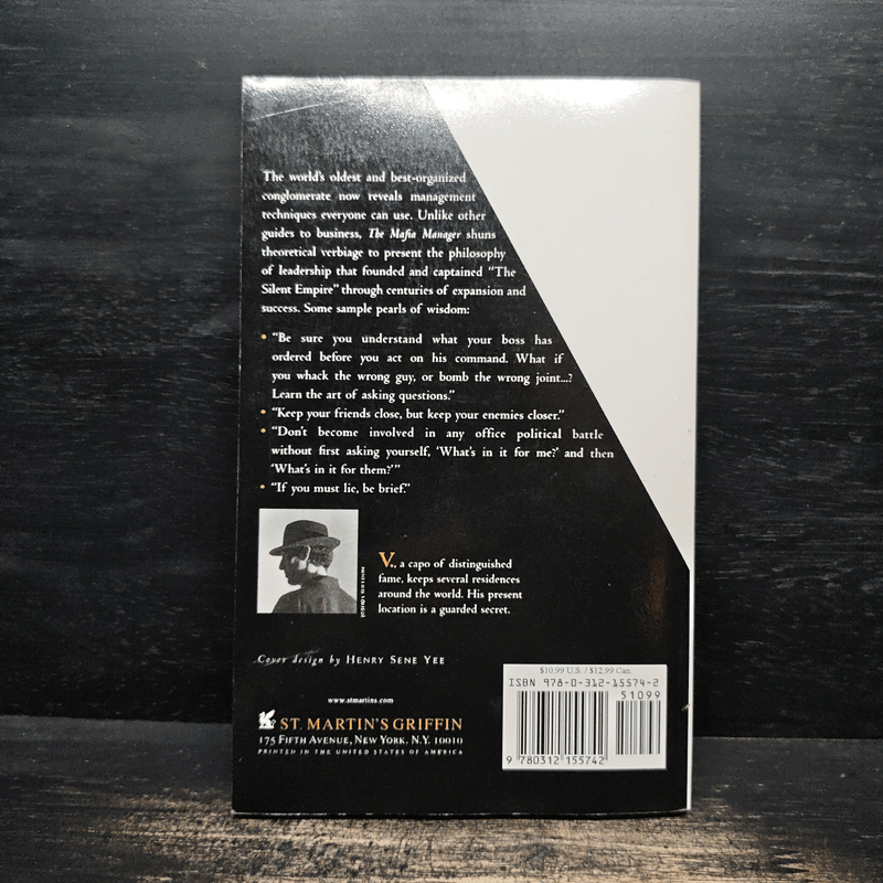หนังสือ The Mafia Manager : A Guide to the Corporate Machiavelli - V ...