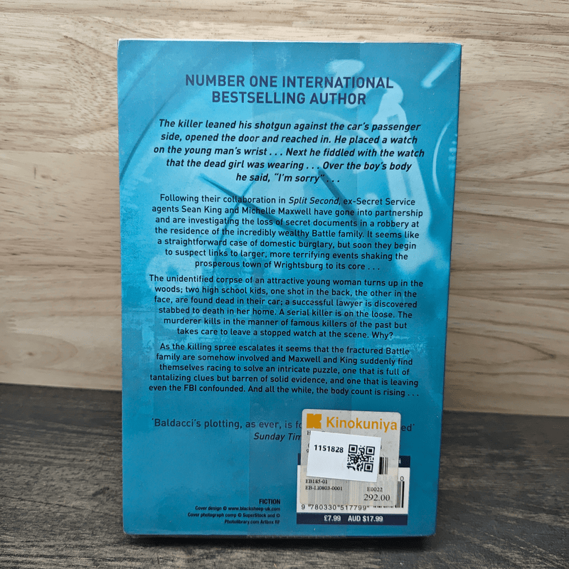 หนังสือ Hour Game - David Baldacci รหัส 1151828 ขายหนังสือHour Game ...