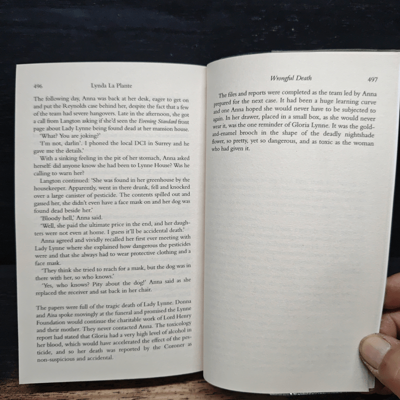 หนังสือ Wrongful Death - Lynda La Plante รหัส 1162450 ขายหนังสือ ...