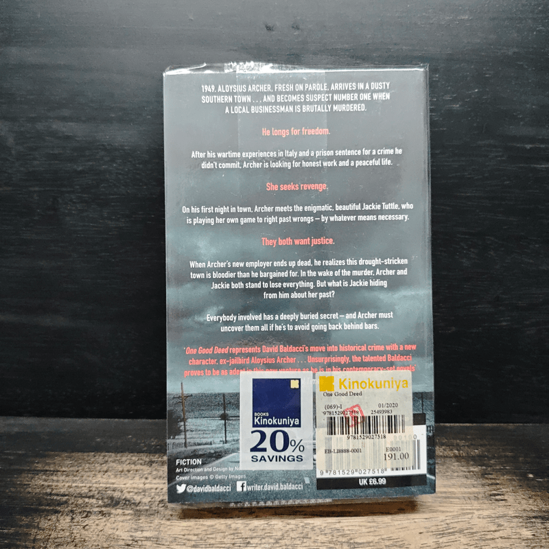 หนังสือ One Good Deed - David Baldacci รหัส 1165007 ขายหนังสือOne Good ...