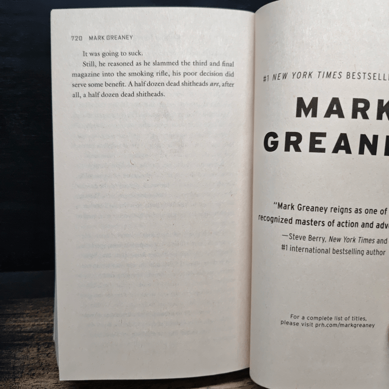 หนังสือ Agent in Place - Mark Greaney รหัส 1175824 ขายหนังสือAgent in ...