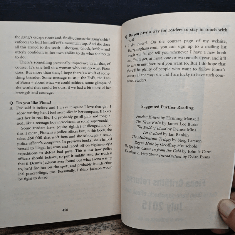หนังสือ The Strange Death of Fiona Griffiths - Harry Bingham รหัส ...
